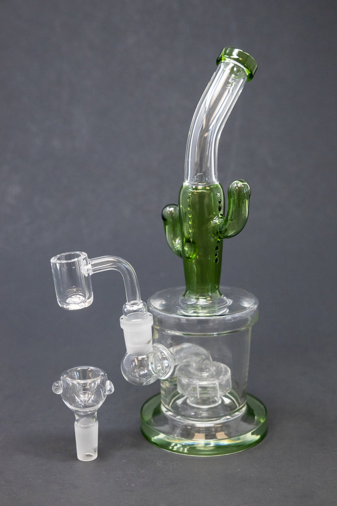 9" Cactus Shower Bend Dab Rig